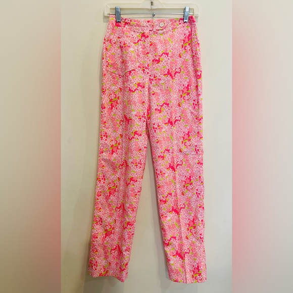Lilly Pulitzer | Pants & Jumpsuits | Vintage The Lilly Strawberry Pants ...
